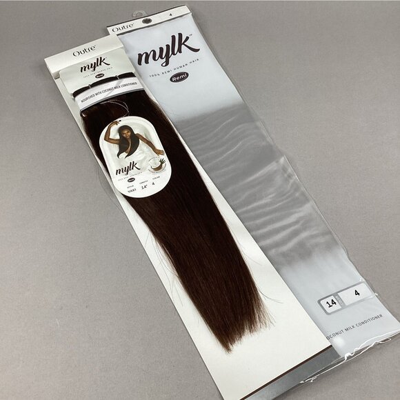 Outre | Hair | 4 Mylk 4 Dark Brown 10 Remi Human Hair Extenstions By ...